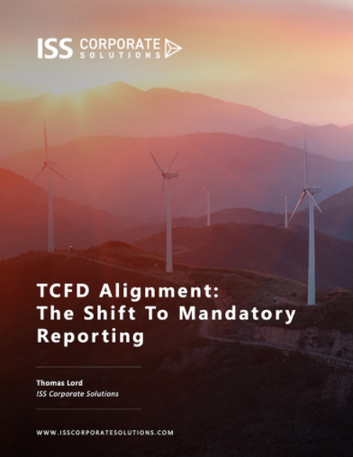 ISS Corporate Solutions | TCFD Alignment: The Shift To Mandatory Reporting