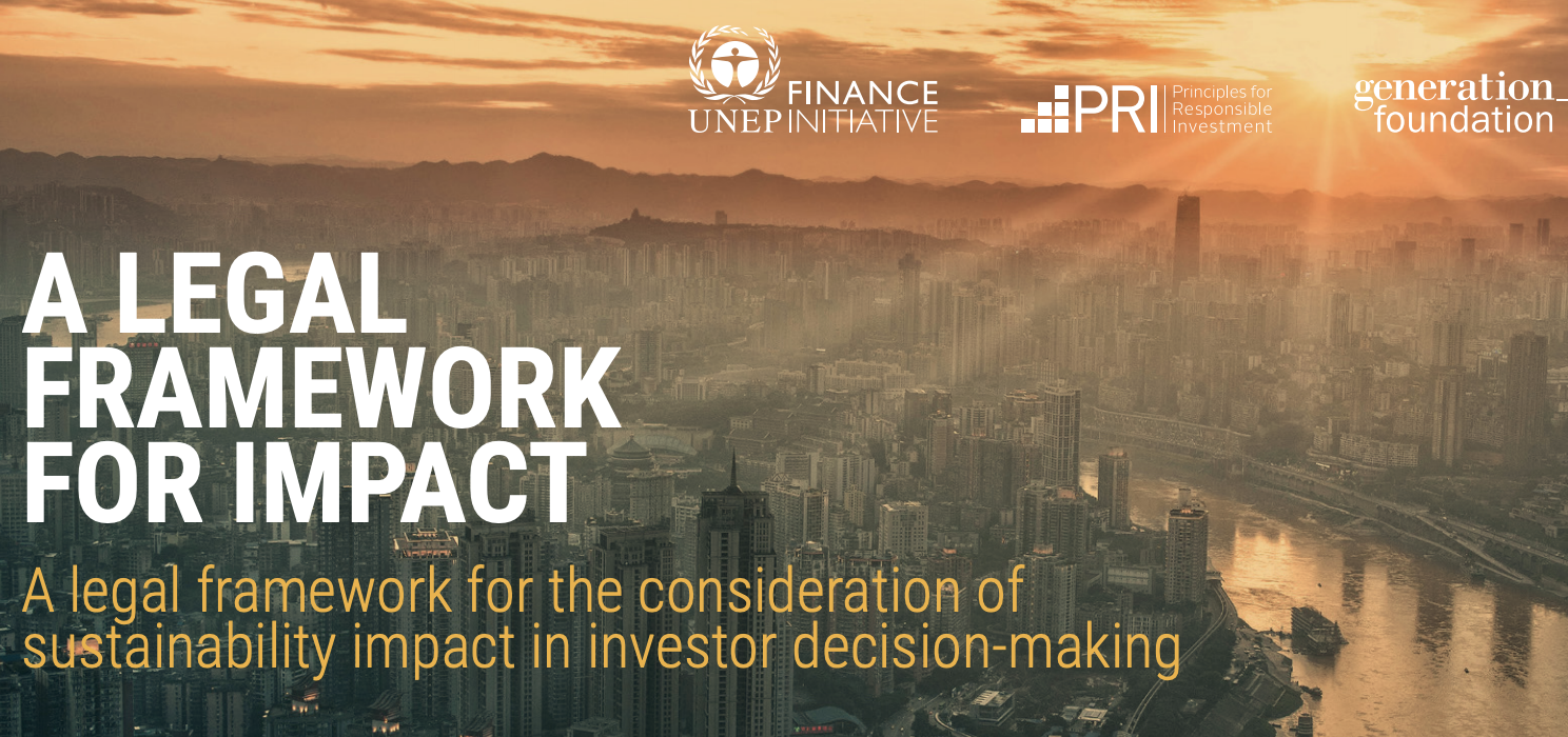 Law firm sought to analyse legal framework for impact in investment ...