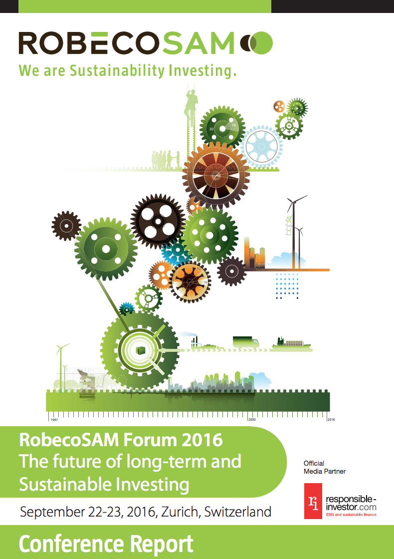 RobecoSAM Forum 2016 Conference Report