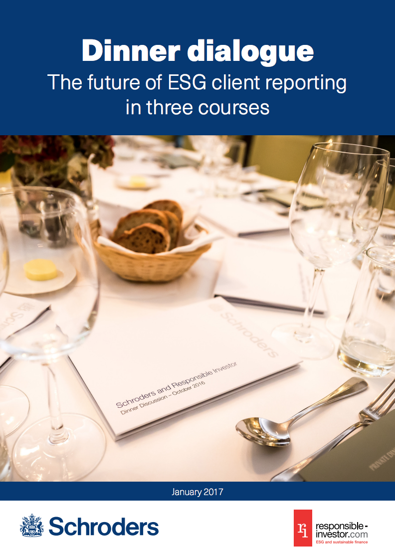 Schroders Dinner Dialogue