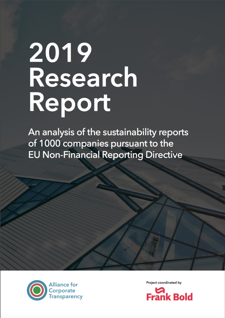 Alliance for Corporate Transparency | An analysis of the sustainability ...