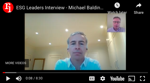 ESG Leaders Video Series: UBS Asset Management’s Michael Baldinger ...