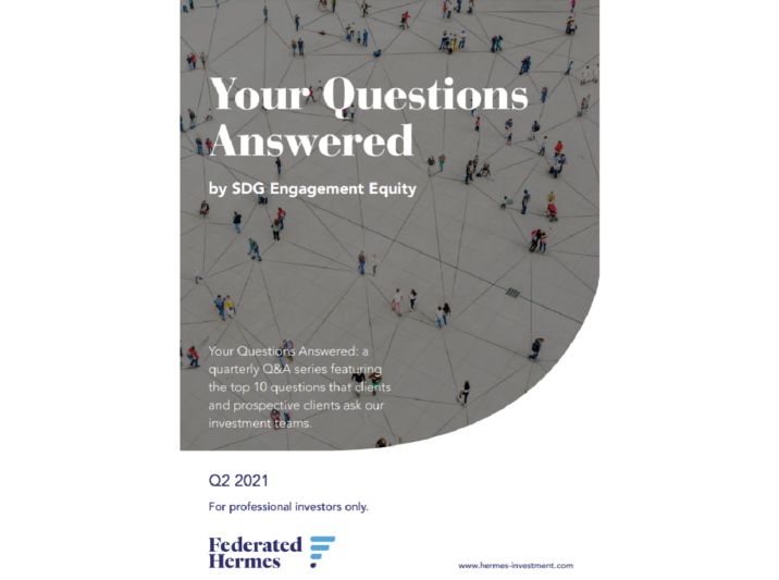 Your Questions Answered by SDG Engagement Equity | Responsible Investor