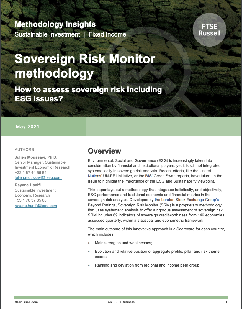Sovereign Risk Monitor methodology | Responsible Investor