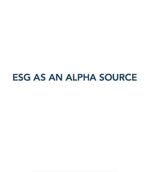 ESG as an Alpha Source | Responsible Investor